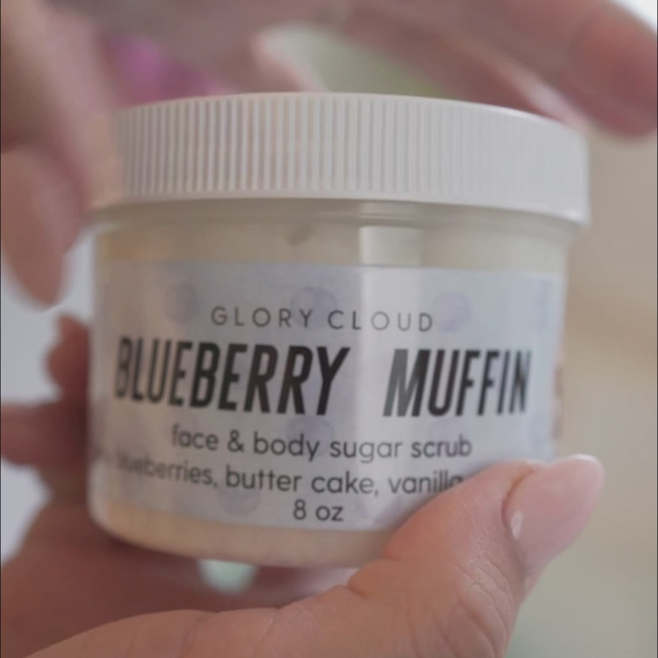 Blueberry Muffin - Cloud Scrub – Glory Cloud USA